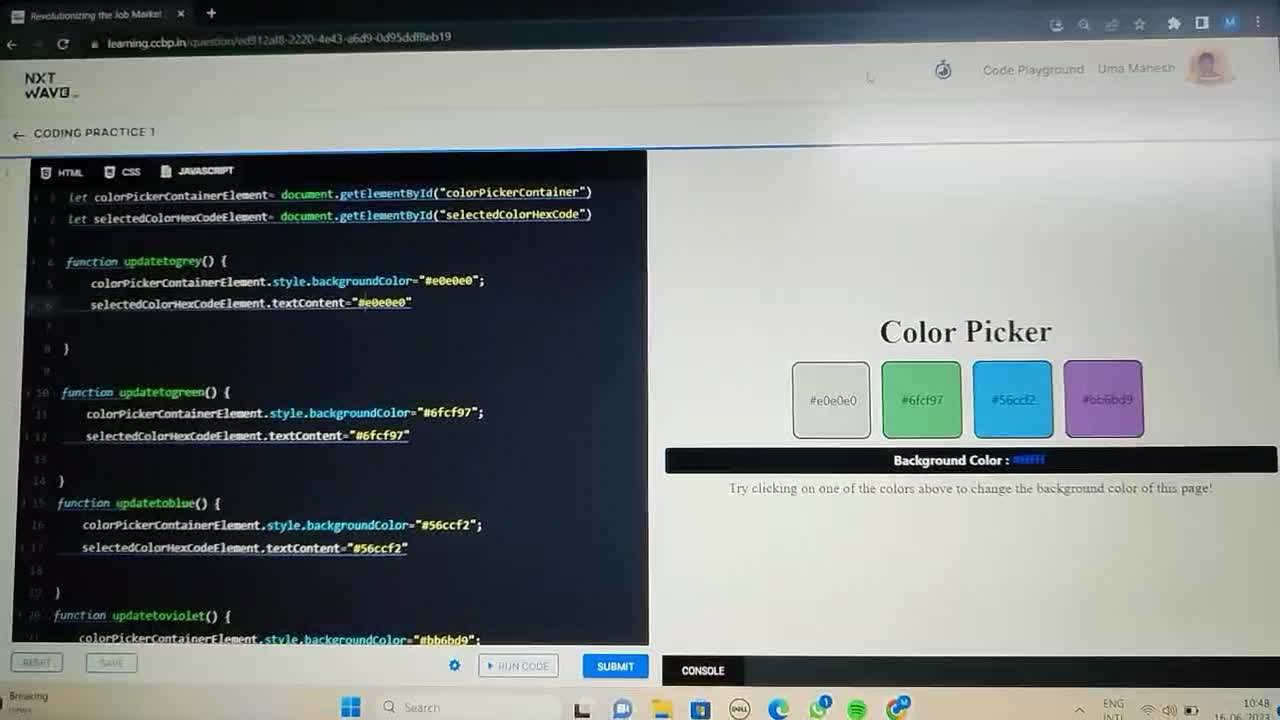 Uma Mahesh Malireddi on LinkedIn: #js #javascript #coding #practice # ... Uma Mahesh Malireddi on LinkedIn: #js #javascript #coding #practice # ...