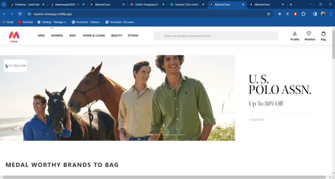 Anjani Sharma on LinkedIn: #myntra #angular #myntra #clone # ... Anjani Sharma on LinkedIn: #myntra #angular #myntra #clone # ...