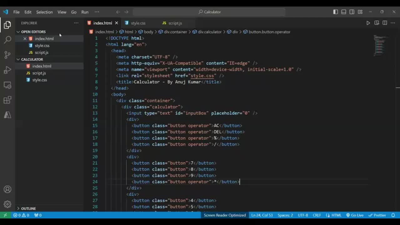 Anuj Kumar on LinkedIn: #frontenddevelopment #html #css #javascript # ... Anuj Kumar on LinkedIn: #frontenddevelopment #html #css #javascript # ...