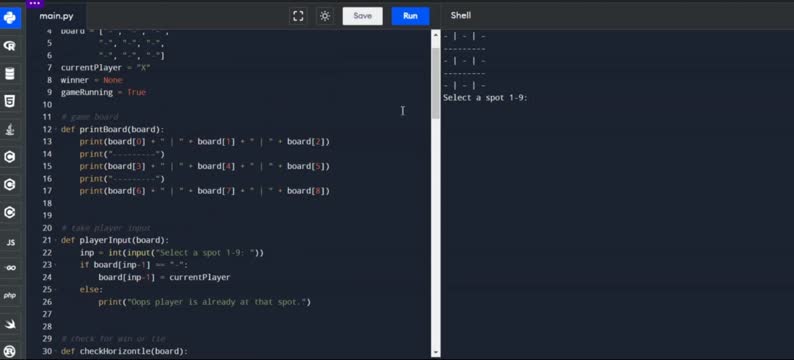 Aniket Kakpure on LinkedIn: Task 2 ️ Make a TIC TAC TOE GAME with the ... Aniket Kakpure on LinkedIn: Task 2 ️ Make a TIC TAC TOE GAME with the ...