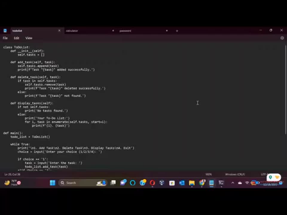 Shivani Deva on LinkedIn: #task1 #codsoft #codsoft #pythonprogramming # ... Shivani Deva on LinkedIn: #task1 #codsoft #codsoft #pythonprogramming # ...