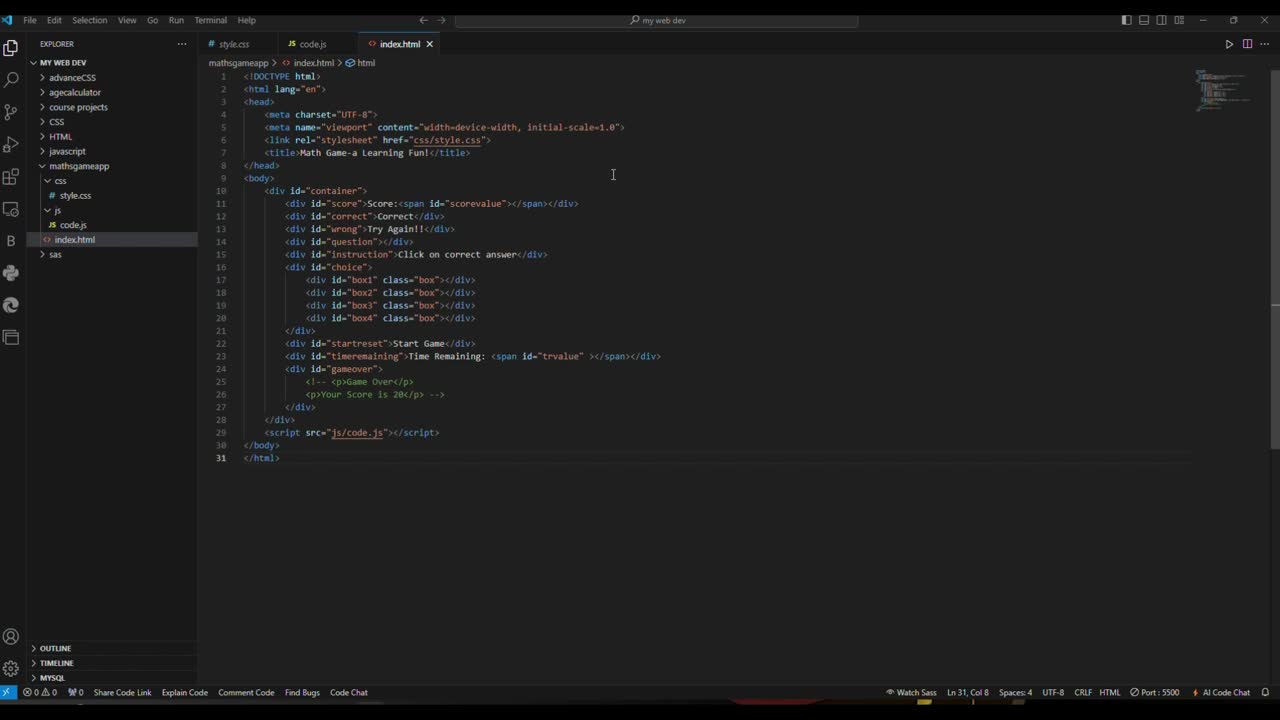 Avinash Singh on LinkedIn: #mathsgame #webdevelopment #javascriptfun # ... Avinash Singh on LinkedIn: #mathsgame #webdevelopment #javascriptfun # ...
