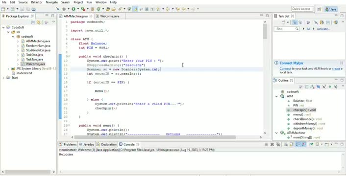 Sahil Shaikh on LinkedIn: #codsoft #codsoftinternship #javaprogramming Sahil Shaikh on LinkedIn: #codsoft #codsoftinternship #javaprogramming