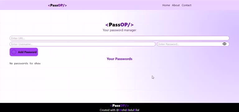 Mohd Abdul Bilal on LinkedIn: #reactjs #passwordmanager #webdevelopment ... Mohd Abdul Bilal on LinkedIn: #reactjs #passwordmanager #webdevelopment ...
