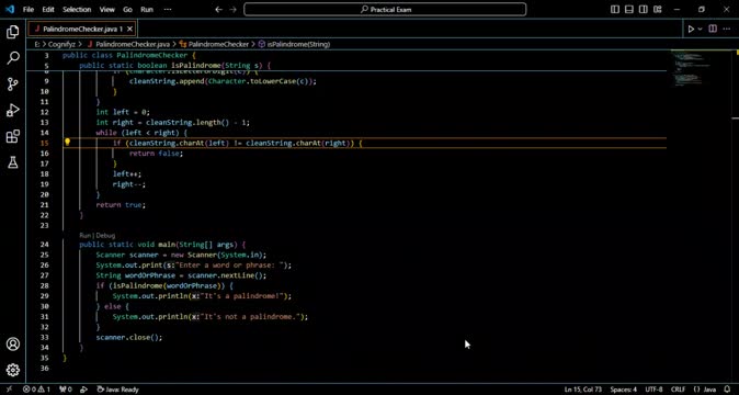 Divyansh Tyagi on LinkedIn: #java #programming #palindrome # ... Divyansh Tyagi on LinkedIn: #java #programming #palindrome # ...