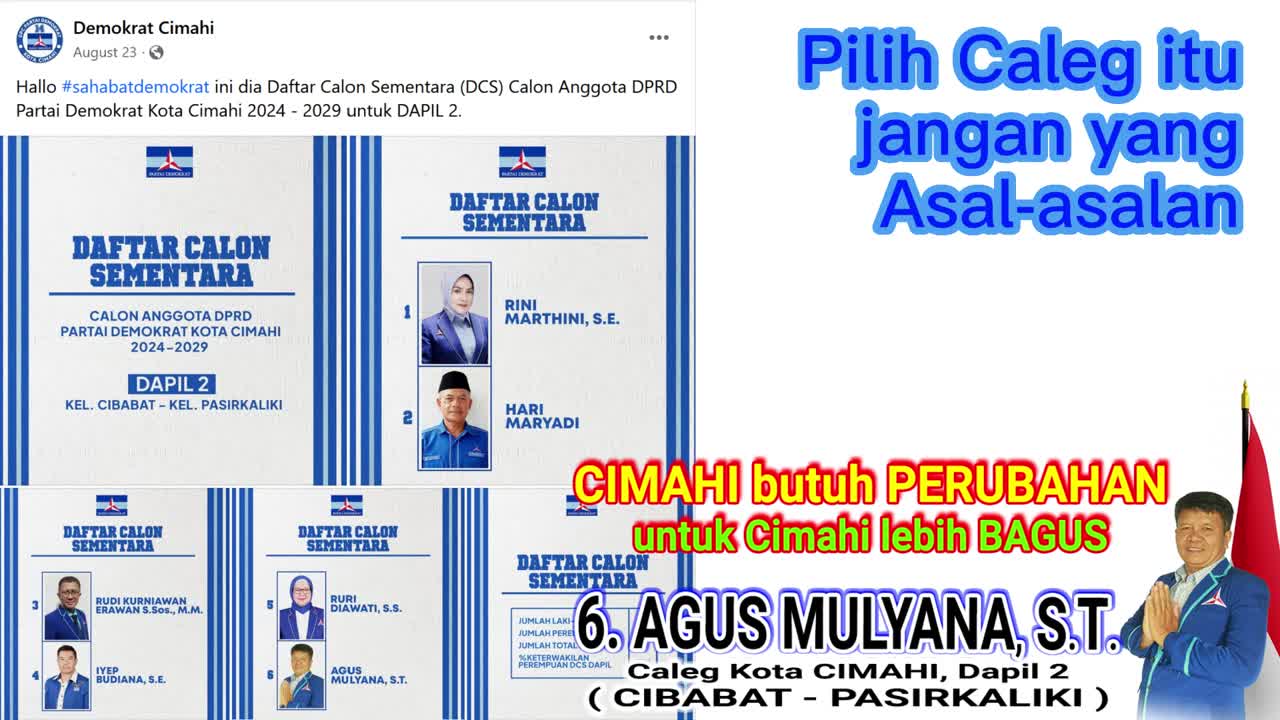 Agus Mulyana on LinkedIn: Pilih Caleg itu jangan yang Asal-asalan Agus Mulyana on LinkedIn: Pilih Caleg itu jangan yang Asal-asalan