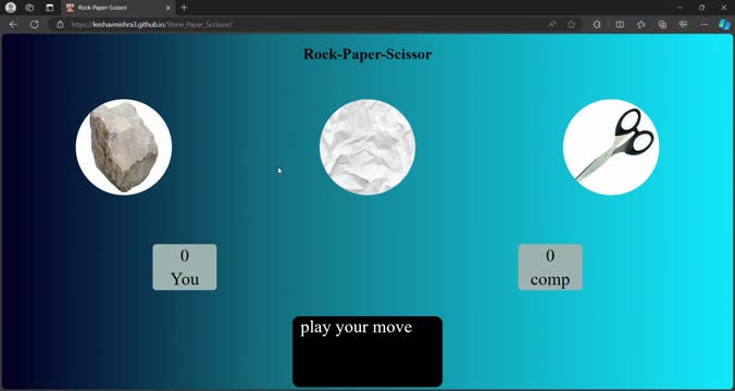 Keshav Mishra on LinkedIn: #rockpaperscissor #javascript #html #css # ... Keshav Mishra on LinkedIn: #rockpaperscissor #javascript #html #css # ...