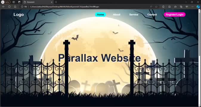 Ankush kumar on LinkedIn: Parallax website using (Html, css , javascript) 🌄 Ankush kumar on LinkedIn: Parallax website using (Html, css , javascript) 🌄