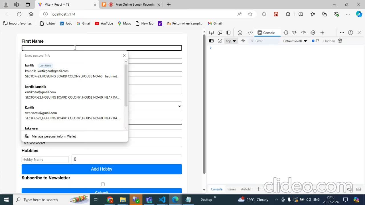 Kartik Kaushik on LinkedIn: #reactjs #reacthookform #zod # ... Kartik Kaushik on LinkedIn: #reactjs #reacthookform #zod # ...