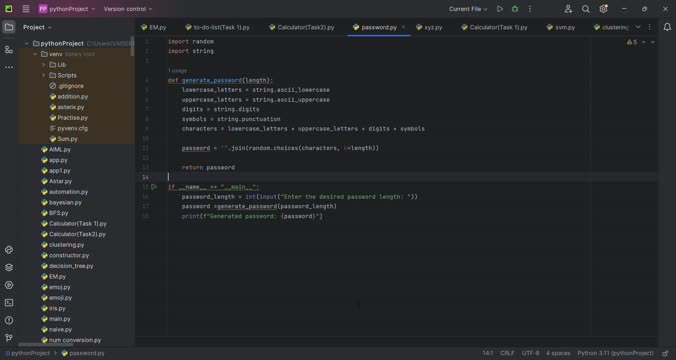 Vaiseka Narayanasamy on LinkedIn: #python #coding #passwordgenerator # ... Vaiseka Narayanasamy on LinkedIn: #python #coding #passwordgenerator # ...