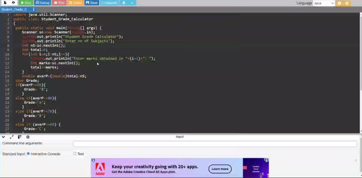 Manasa Srigadha on LinkedIn: #java #coding #studentgrades #developer # ... Manasa Srigadha on LinkedIn: #java #coding #studentgrades #developer # ...