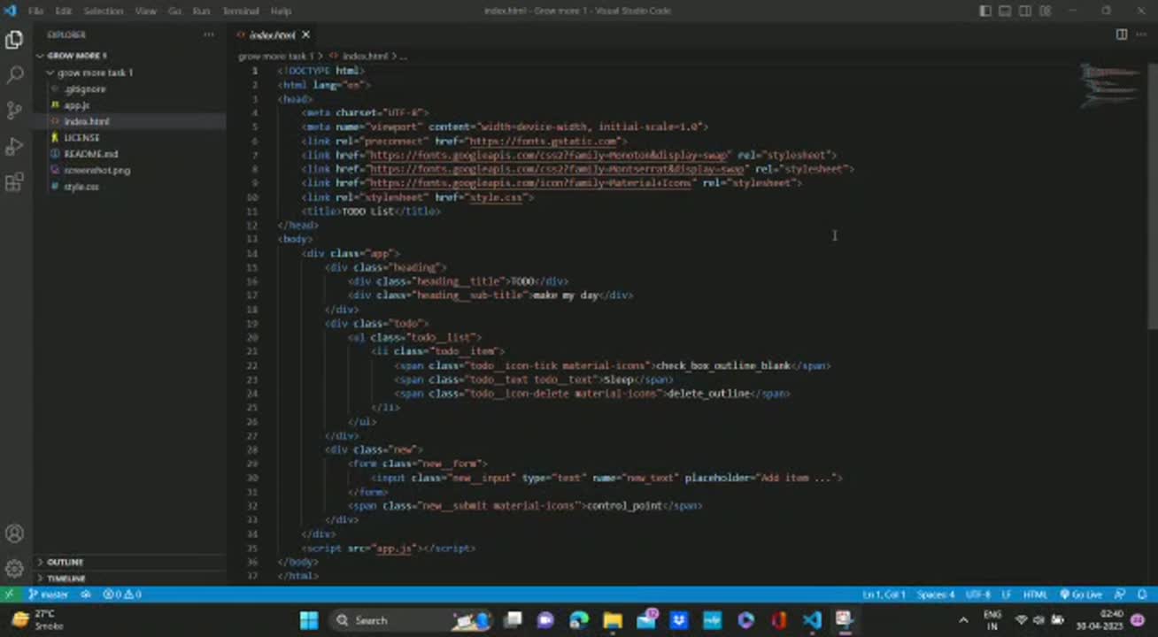 Vaibhavi Nandkumar Patil on LinkedIn: #task1 #webdevelopment #html # ... Vaibhavi Nandkumar Patil on LinkedIn: #task1 #webdevelopment #html # ...