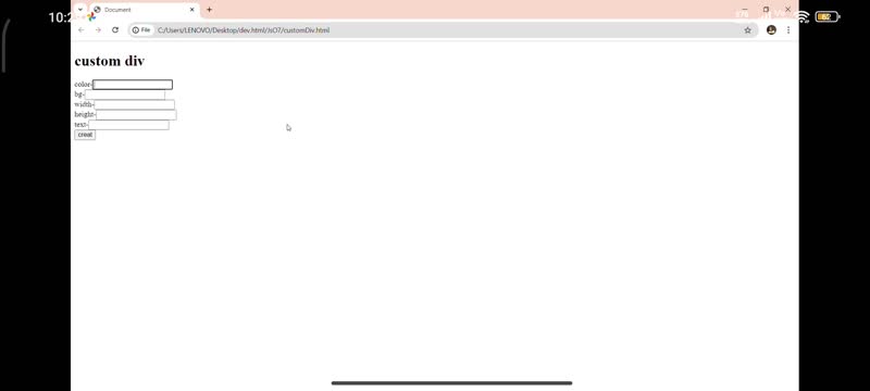 Karan kumar on LinkedIn: Today i create a ( CUSTOM DIV) by using javascript Karan kumar on LinkedIn: Today i create a ( CUSTOM DIV) by using javascript