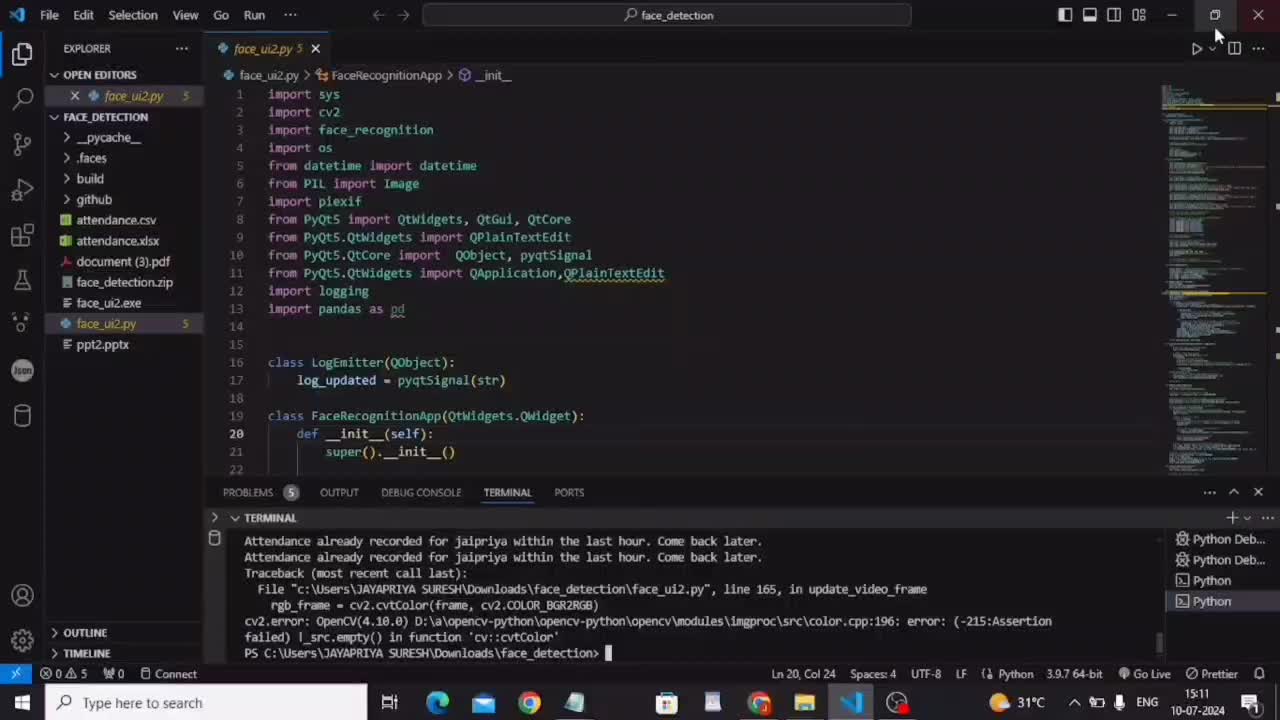 Jaipriya Suresh on LinkedIn: #facialrecognition #python # ... Jaipriya Suresh on LinkedIn: #facialrecognition #python # ...