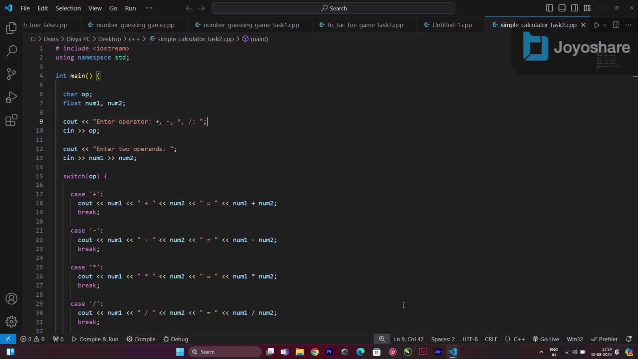 Sanchita Jain on LinkedIn: #c #programming #codsoft #thankyoucodsoft # ... Sanchita Jain on LinkedIn: #c #programming #codsoft #thankyoucodsoft # ...