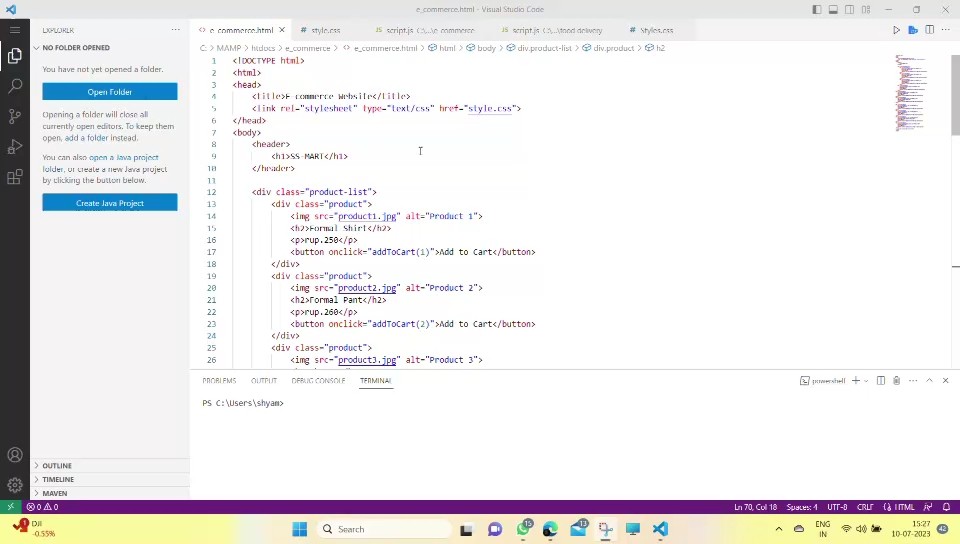 SHYAM A on LinkedIn: #html #css #javascript #scaleitmore SHYAM A on LinkedIn: #html #css #javascript #scaleitmore
