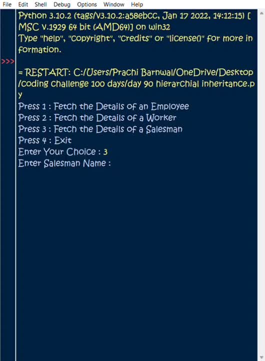 Prachi Barnwal on LinkedIn: #100_days_python_programming_challenge # ... Prachi Barnwal on LinkedIn: #100_days_python_programming_challenge # ...