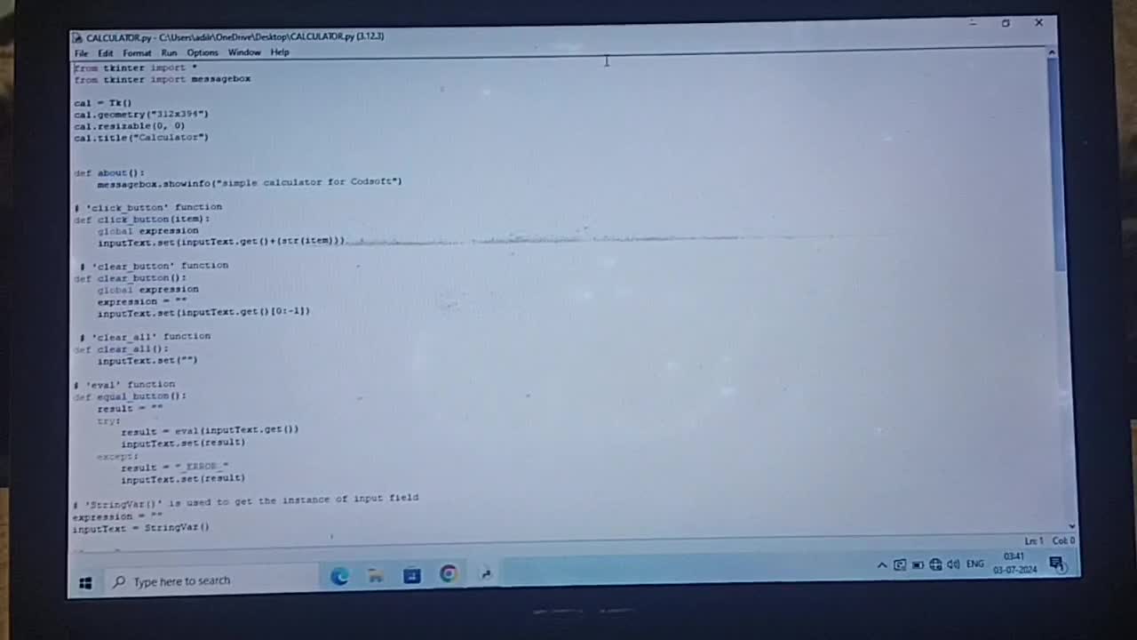 Mohammad Zishan Alam on LinkedIn: #codsoft #internship #python Mohammad Zishan Alam on LinkedIn: #codsoft #internship #python