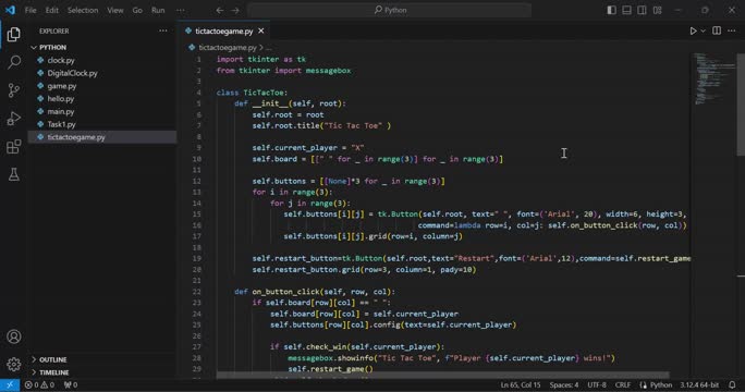 Amit Kumar Sahu on LinkedIn: #python #internpe #tictactoe # ... Amit Kumar Sahu on LinkedIn: #python #internpe #tictactoe # ...