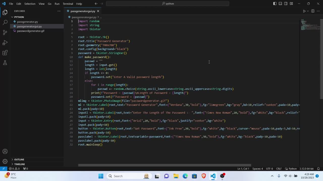 Ayush Verma on LinkedIn: #pythonprogramming #tkinter #gui Ayush Verma on LinkedIn: #pythonprogramming #tkinter #gui