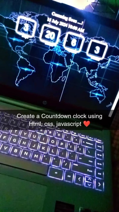 Rahul Prajapati on LinkedIn: Create a countdown clock using css html ... Rahul Prajapati on LinkedIn: Create a countdown clock using css html ...