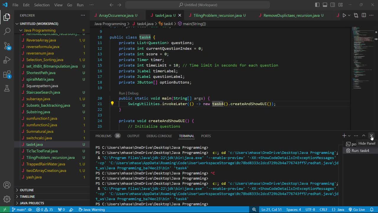 Yash Mhasekar on LinkedIn: #java #programming #coding # ... Yash Mhasekar on LinkedIn: #java #programming #coding # ...