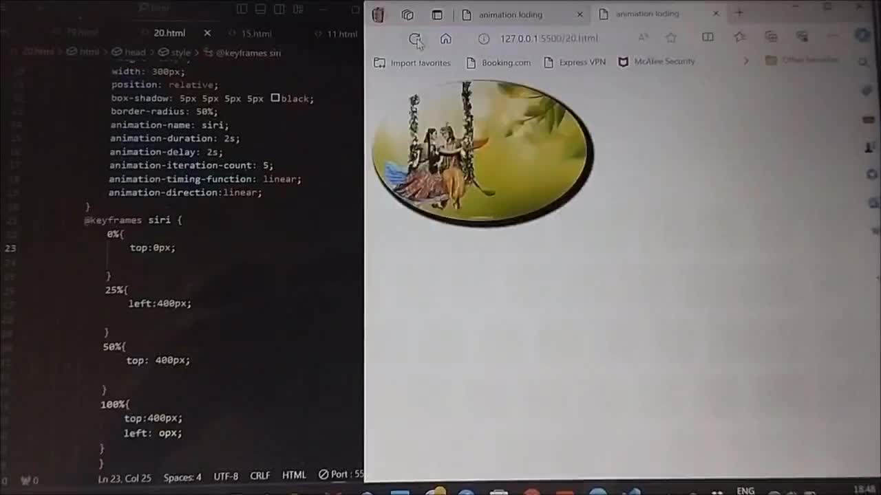 Sreya surakarapu on LinkedIn: It is a program using html animation Sreya surakarapu on LinkedIn: It is a program using html animation