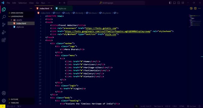 Pranali Mankar on LinkedIn: #webdevelopment #html #css #landingpage # ... Pranali Mankar on LinkedIn: #webdevelopment #html #css #landingpage # ...