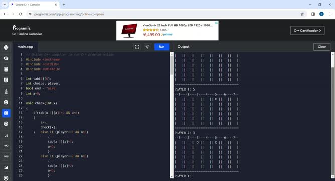 bindu m on LinkedIn: InternPe task 3: Connect Four Game using c++ done! bindu m on LinkedIn: InternPe task 3: Connect Four Game using c++ done!