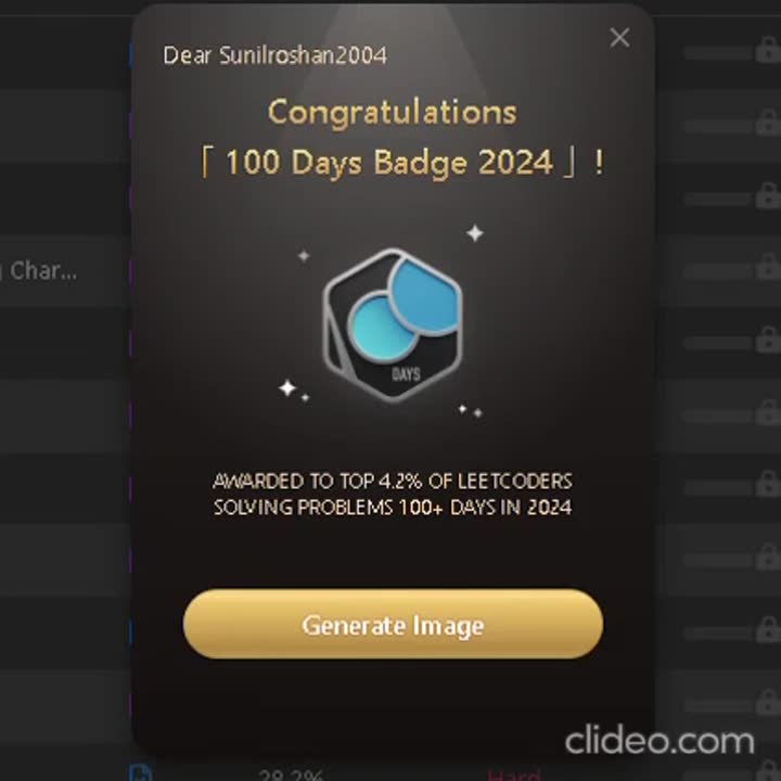 Finished 100 Days of LeetCode challenge! | Sunil Roshan posted on the ... Finished 100 Days of LeetCode challenge! | Sunil Roshan posted on the ...
