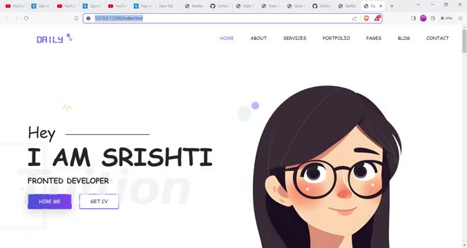Srishti Singh on LinkedIn: #webdevelopment #portfolio #frontend #codinglife Srishti Singh on LinkedIn: #webdevelopment #portfolio #frontend #codinglife
