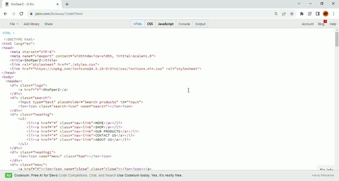 Completed Task2 of internship with InternPe: E-commerce website using ... Completed Task2 of internship with InternPe: E-commerce website using ...