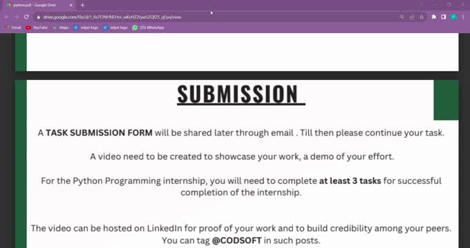PRIYANKA MULLU on LinkedIn: #task2 #python #codesoft #python # ... PRIYANKA MULLU on LinkedIn: #task2 #python #codesoft #python # ...