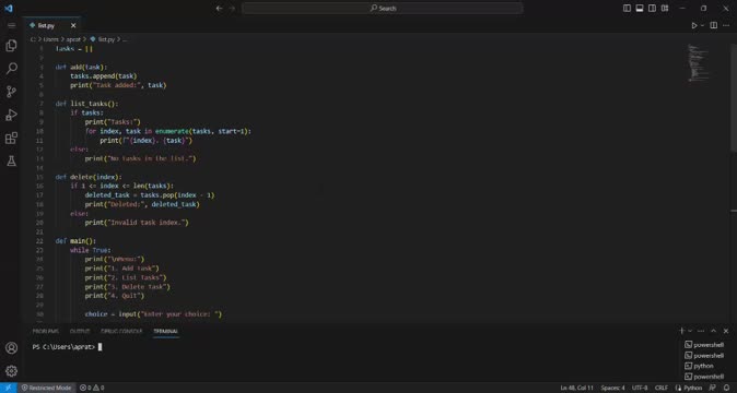 Pratiksha Ahire on LinkedIn: #codsoft #python #internship Pratiksha Ahire on LinkedIn: #codsoft #python #internship