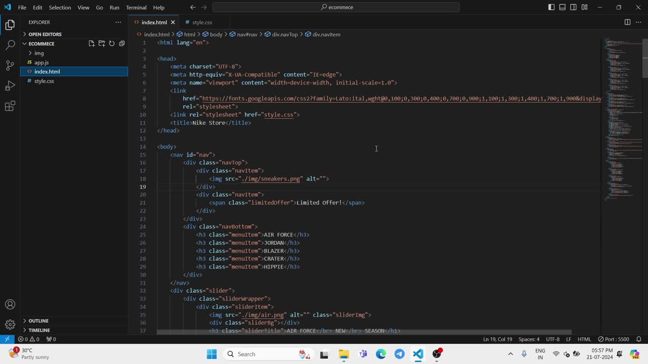 Arjun Sudheer on LinkedIn: #html #css #javascript #internpe #ecommerce ... Arjun Sudheer on LinkedIn: #html #css #javascript #internpe #ecommerce ...