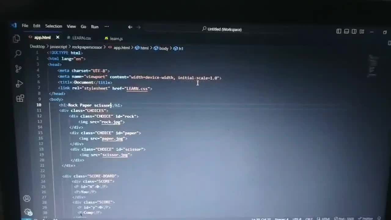 Ashraf Mohammad on LinkedIn: Rock paper scissors using html, css ... Ashraf Mohammad on LinkedIn: Rock paper scissors using html, css ...