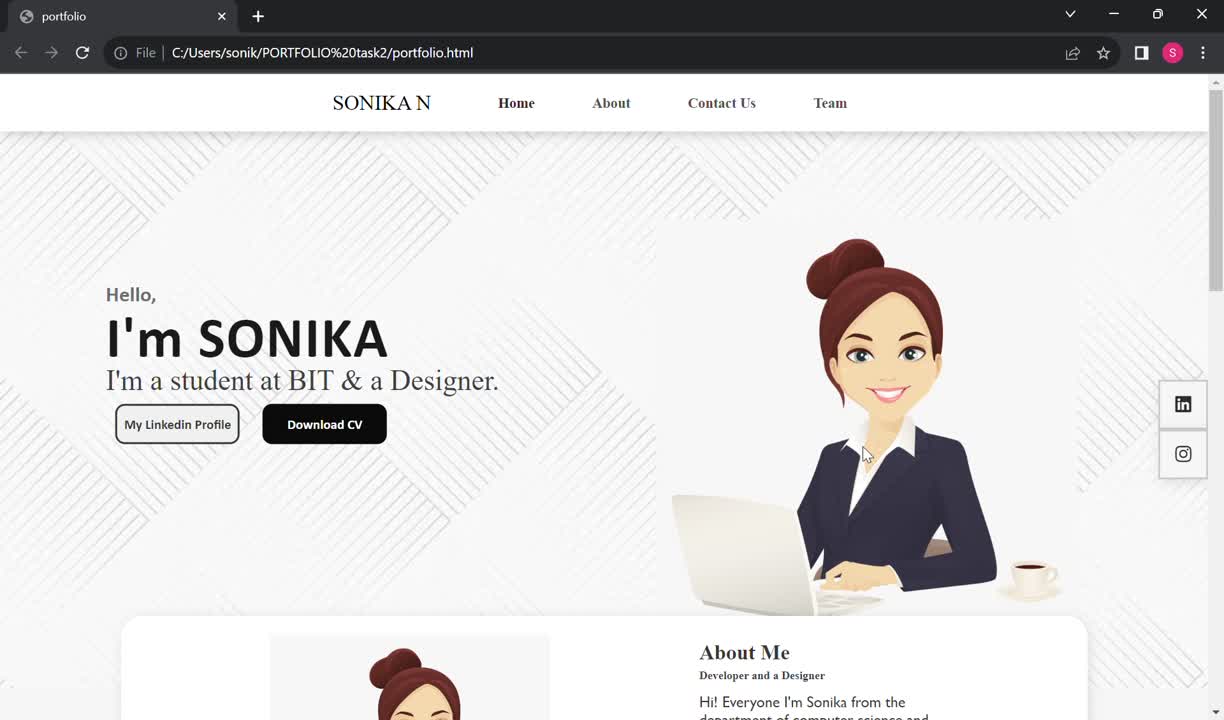 sonika N on LinkedIn: #codesoft #internship #html #css #webdevelopment ... sonika N on LinkedIn: #codesoft #internship #html #css #webdevelopment ...