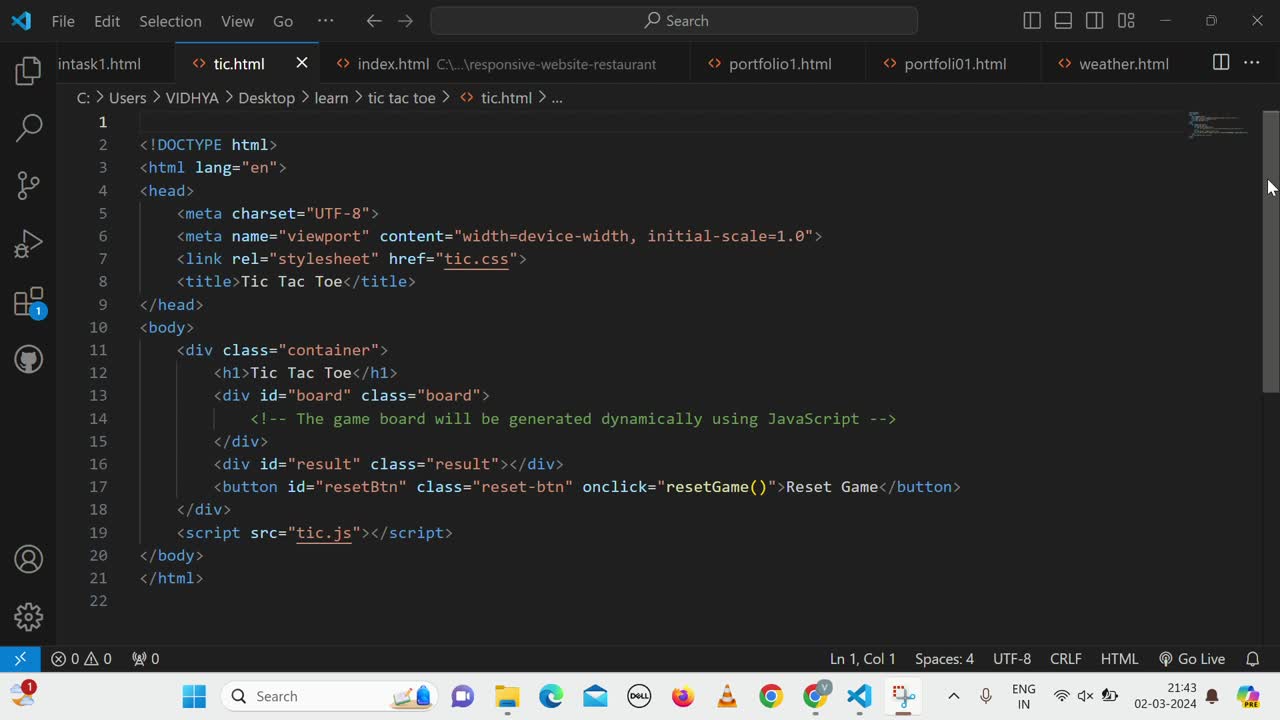 VIDHYA P on LinkedIn: #webdevelopment #gamedevelopment #html #css # ... VIDHYA P on LinkedIn: #webdevelopment #gamedevelopment #html #css # ...