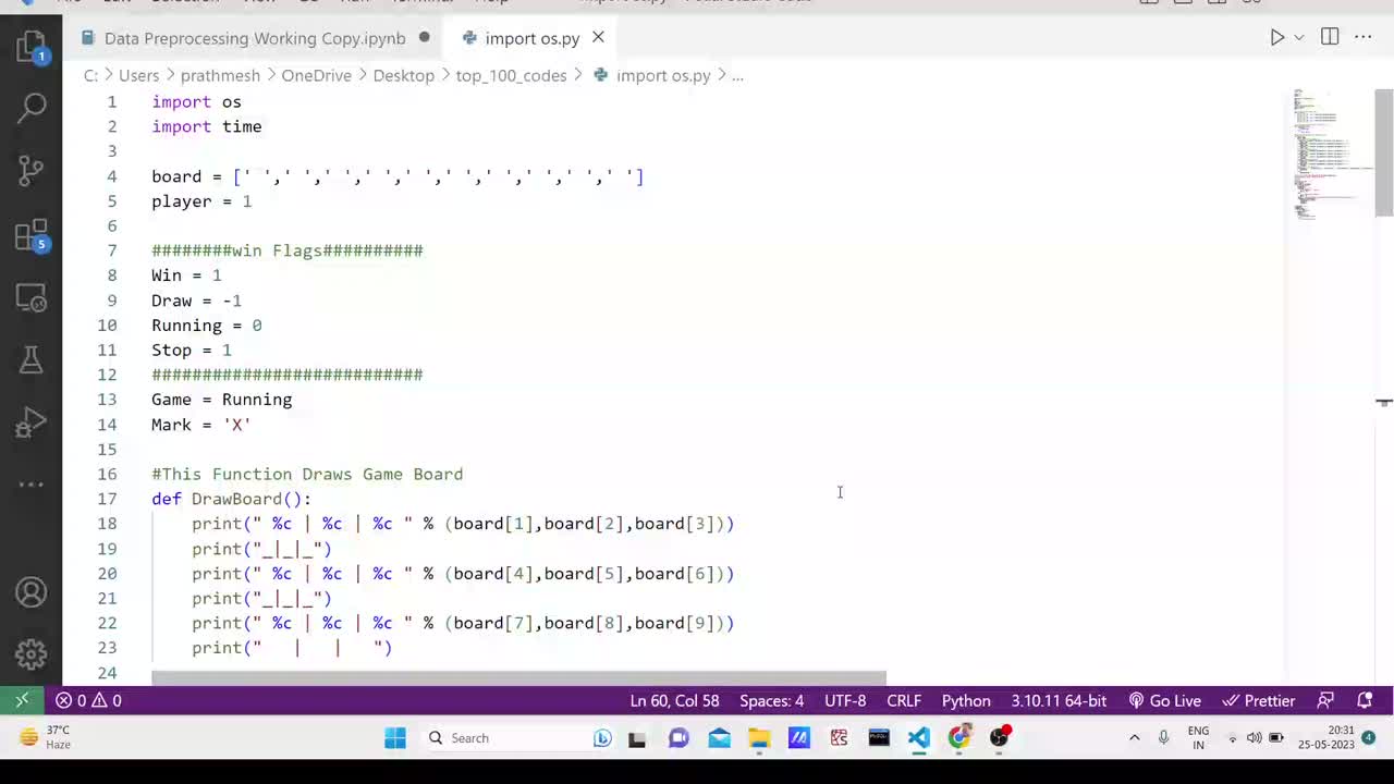 Prathmesh Bhamburkar on LinkedIn: #internpe #pythonprogramming # ... Prathmesh Bhamburkar on LinkedIn: #internpe #pythonprogramming # ...