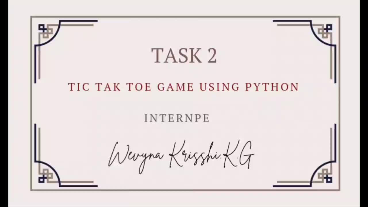 WEVYNA KRISSHI on LinkedIn: #internship #internship #python #coding # ... WEVYNA KRISSHI on LinkedIn: #internship #internship #python #coding # ...