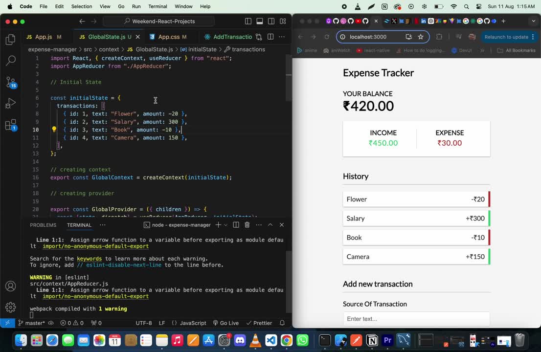 Harsh Sachan on LinkedIn: #react #expensetracker #usecontext # ... Harsh Sachan on LinkedIn: #react #expensetracker #usecontext # ...