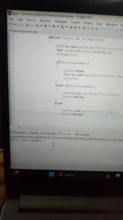 golagana satyavathi on LinkedIn: #codsoftinternship #codsoft #codsoft #java golagana satyavathi on LinkedIn: #codsoftinternship #codsoft #codsoft #java