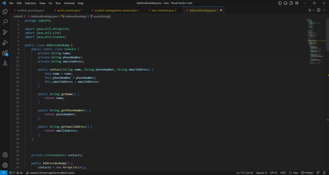 Priyansh Garg on LinkedIn: #java #internship #codsoft # ... Priyansh Garg on LinkedIn: #java #internship #codsoft # ...