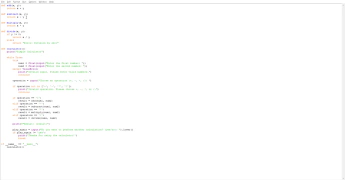 s Jaswanth on LinkedIn: #codesoft #pythonprogramming s Jaswanth on LinkedIn: #codesoft #pythonprogramming