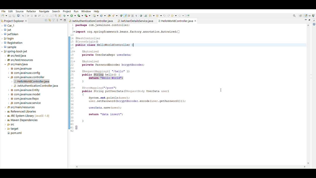 Yesu Raju Battula on LinkedIn: #springboot #jwt #security #demo #coding ... Yesu Raju Battula on LinkedIn: #springboot #jwt #security #demo #coding ...