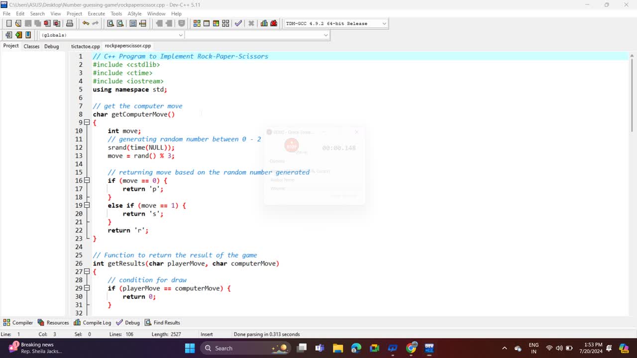 Manasvi Lalit on LinkedIn: #cpp #programming #internpe # ... Manasvi Lalit on LinkedIn: #cpp #programming #internpe # ...