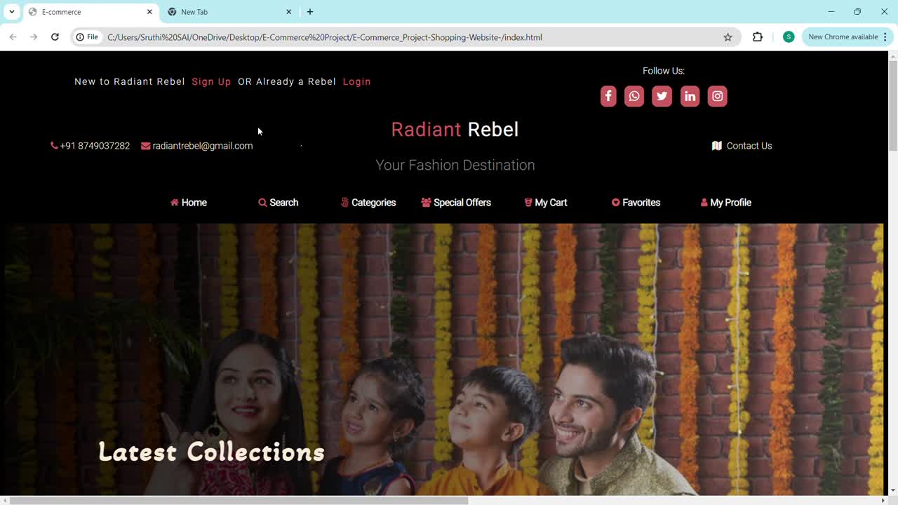 Sruthi Sai Prabha K S on LinkedIn: #ecommerce #webdevelopment #html # ... Sruthi Sai Prabha K S on LinkedIn: #ecommerce #webdevelopment #html # ...