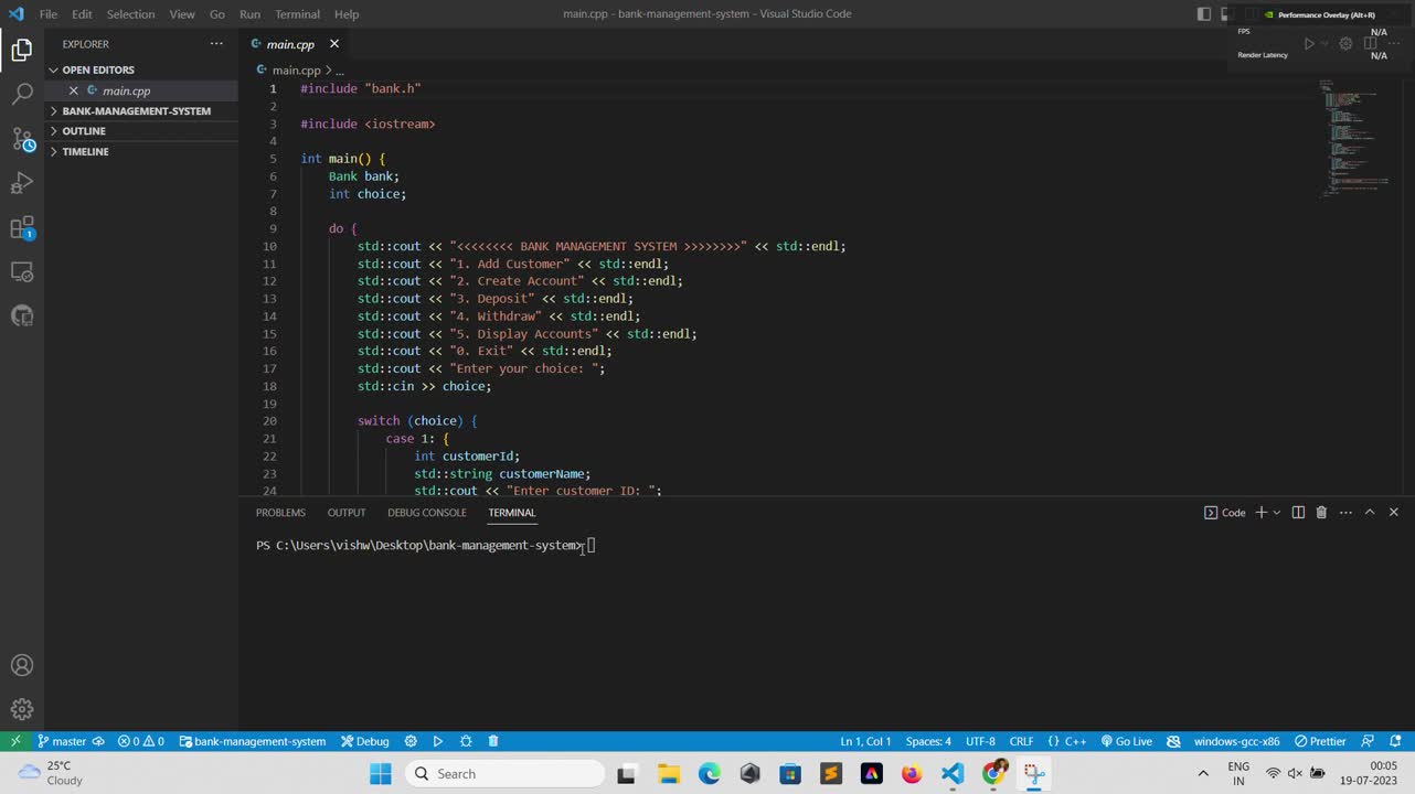 Vishwesh Salampuria on LinkedIn: #coding #cplusplus #bankmanagement # ... Vishwesh Salampuria on LinkedIn: #coding #cplusplus #bankmanagement # ...