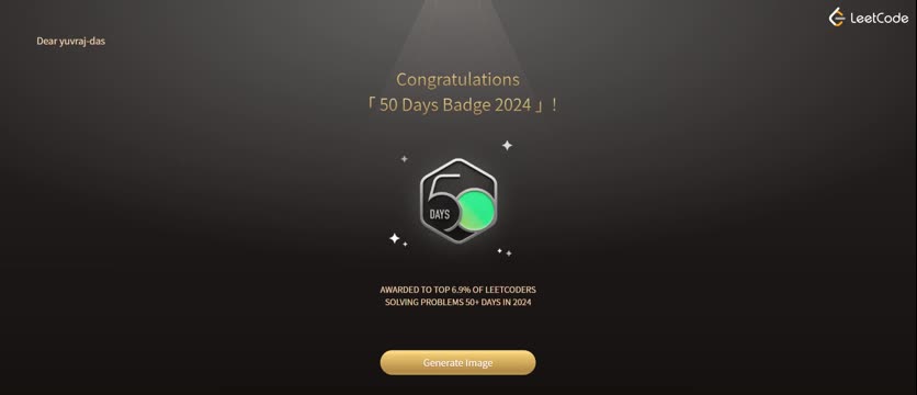 Yuvraj Das on LinkedIn: #leetcode #badge #streak #coding # ... Yuvraj Das on LinkedIn: #leetcode #badge #streak #coding # ...