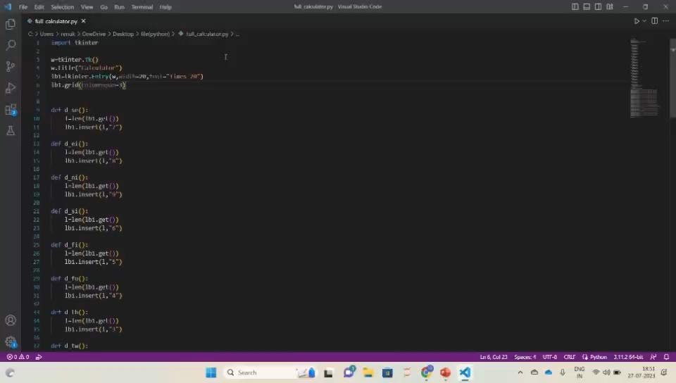 RENUKA PULAVARTHI on LinkedIn: #myfirstproject #pythonprogramming #coding RENUKA PULAVARTHI on LinkedIn: #myfirstproject #pythonprogramming #coding